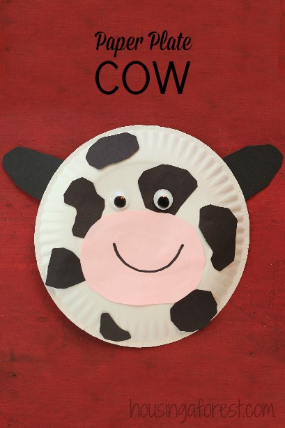 Paper Plate Cow Housing A Forest Paper Plate Cow Housing A Forest