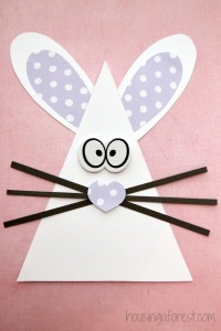 Shape Bunny Craft | Housing a Forest